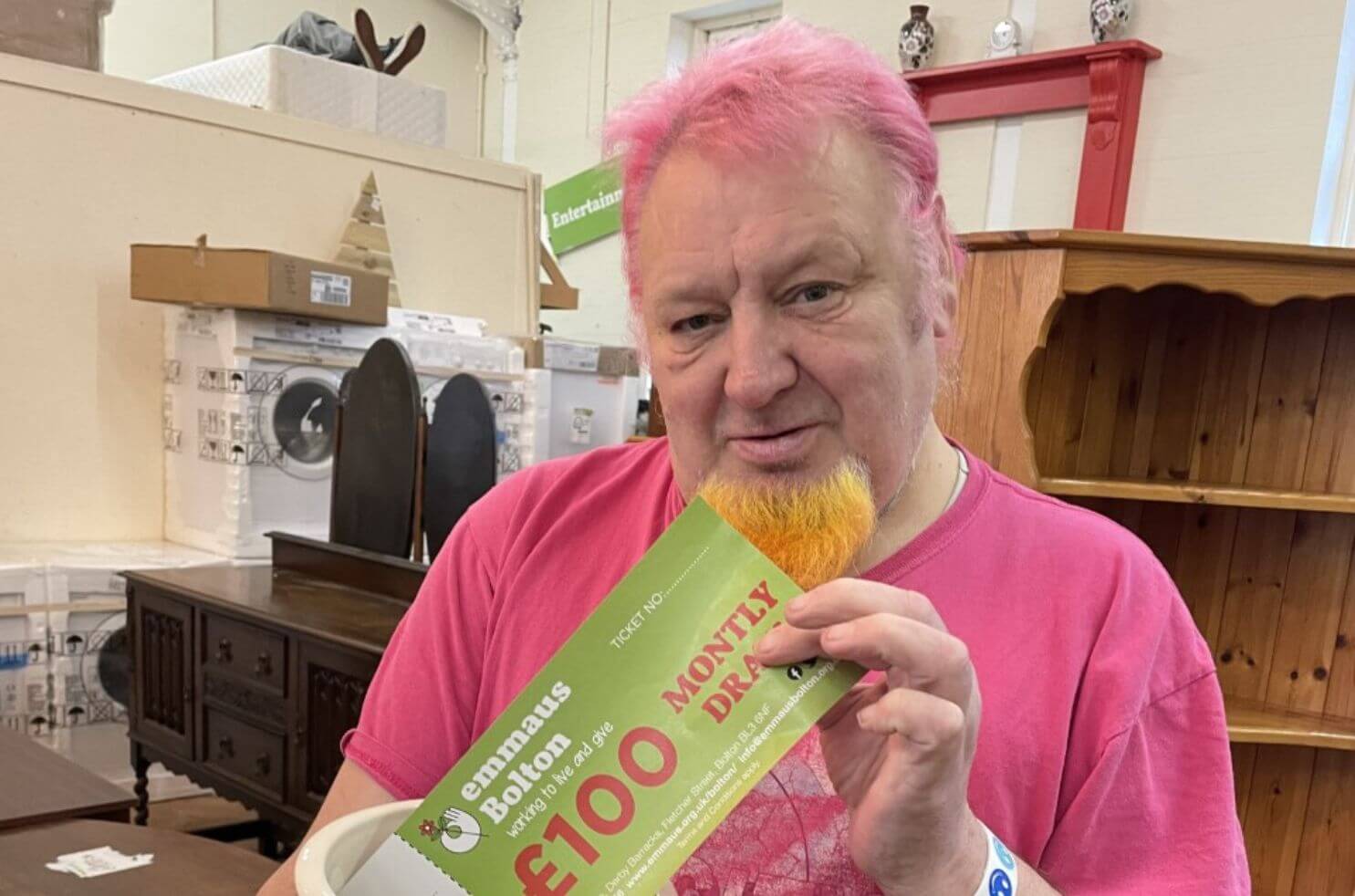 Prize Draw Emmaus Bolton Homelessness Charity