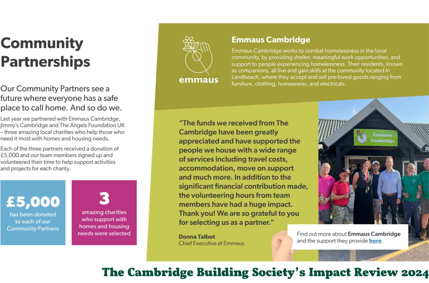 The Cambridge Building Society’s positive impact on our charity highlighted in new report ...