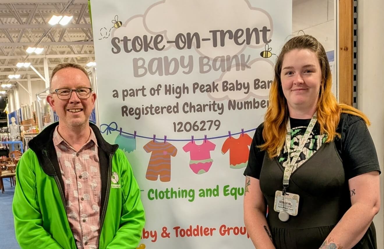 New Baby Bank hub opens at our Hanley store - Emmaus North Staffs