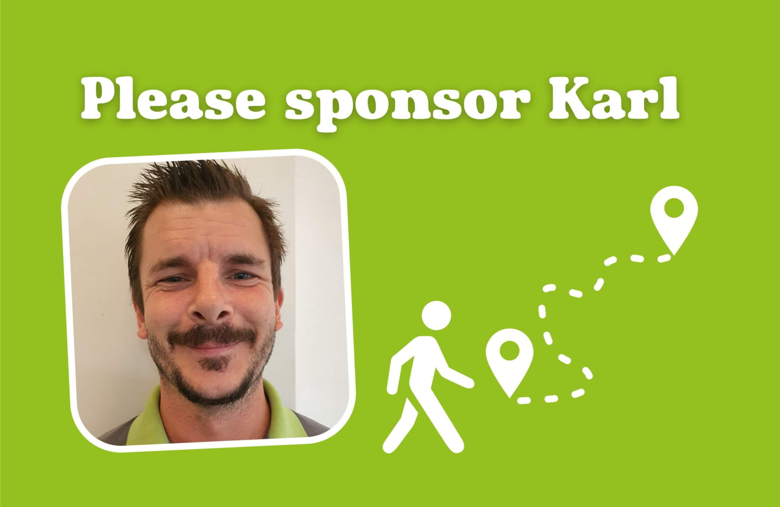 Karl's sponsored walk - Emmaus Village Carlton