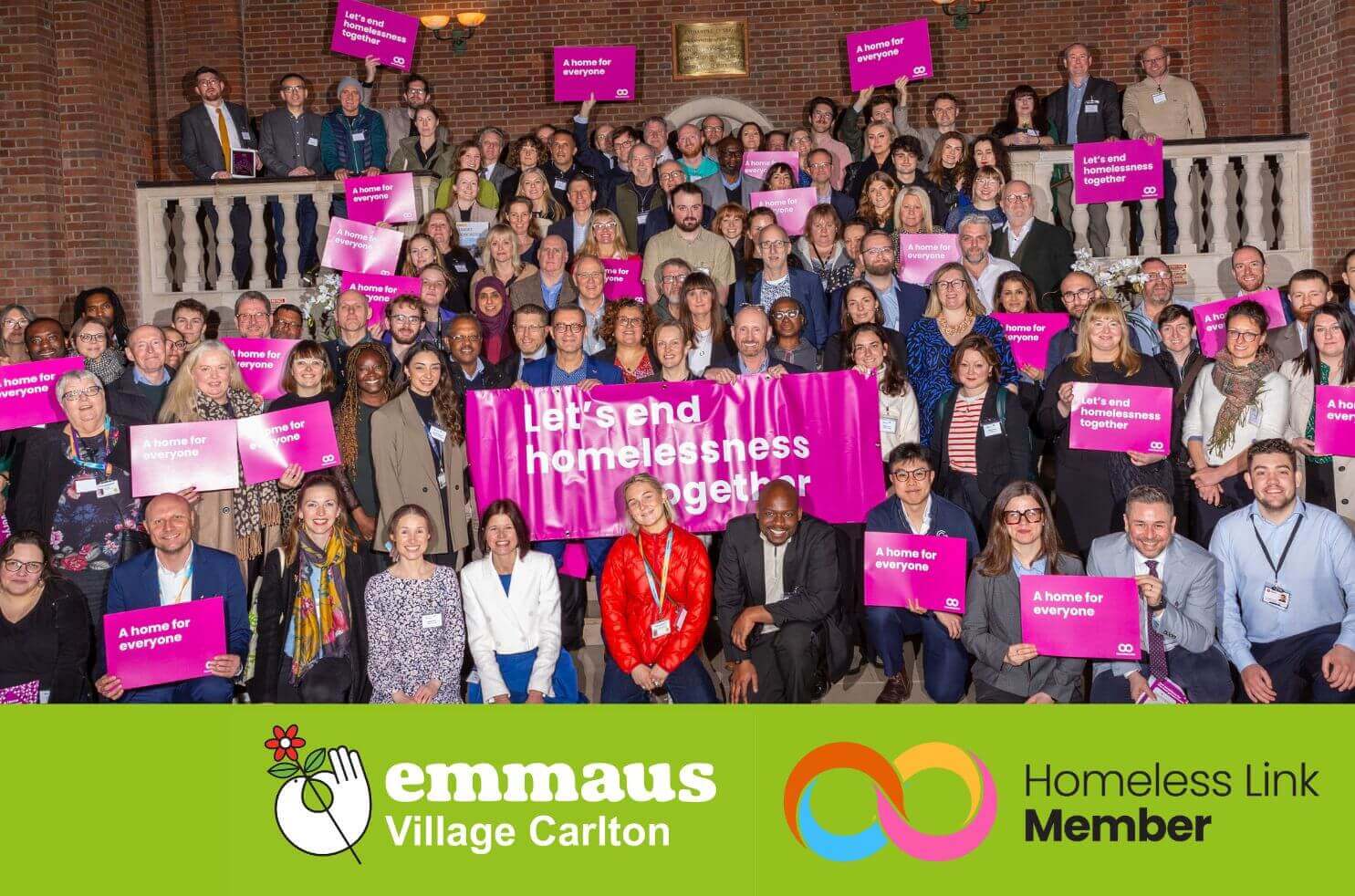 We’re excited to become members of Homeless Link - Emmaus Village Carlton